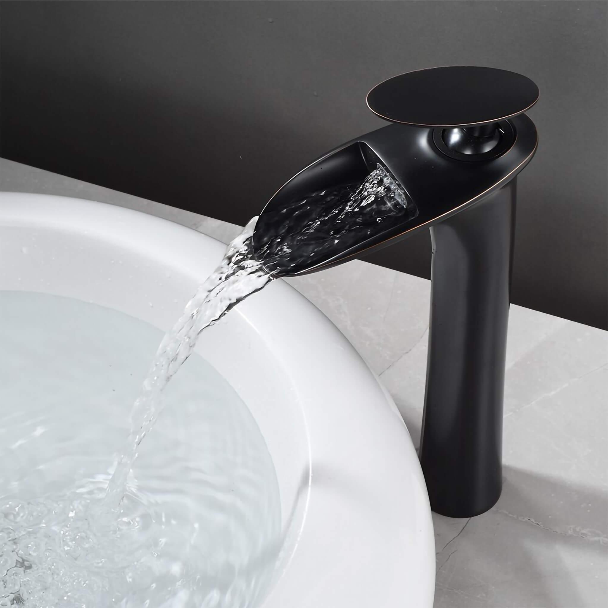Dunkel Bathroom Waterfall Faucet Single Hole Single handle – Signature ...