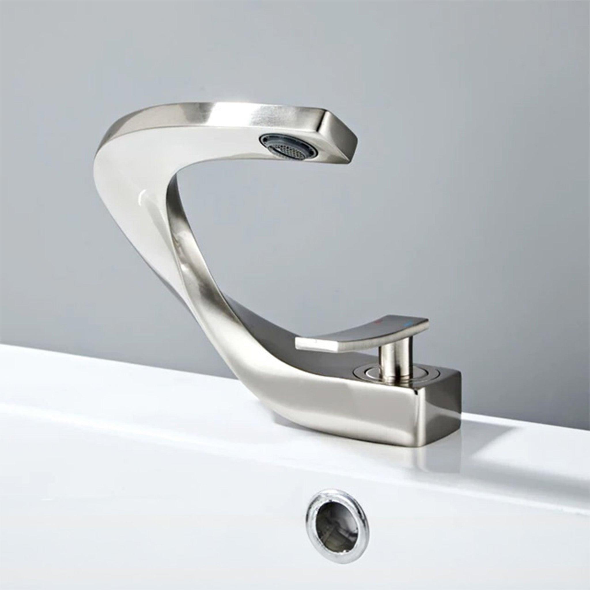 Cölm Modern Bathroom Mixer Faucet Single Handle Single Hole Crane ...