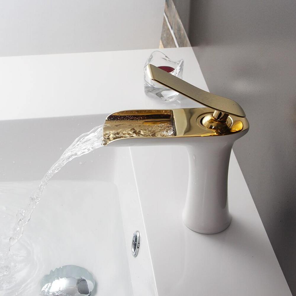 Helfer Waterfall Basin Bathroom Sink Faucet – Signature Faucets
